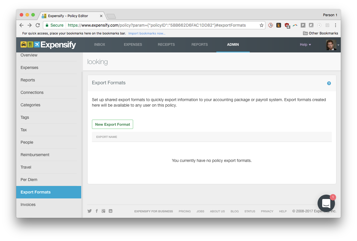 Expensify Integrations - Enterprise Ready Feature Breakdown Expensify Integrations - Enterprise Ready Feature Breakdown